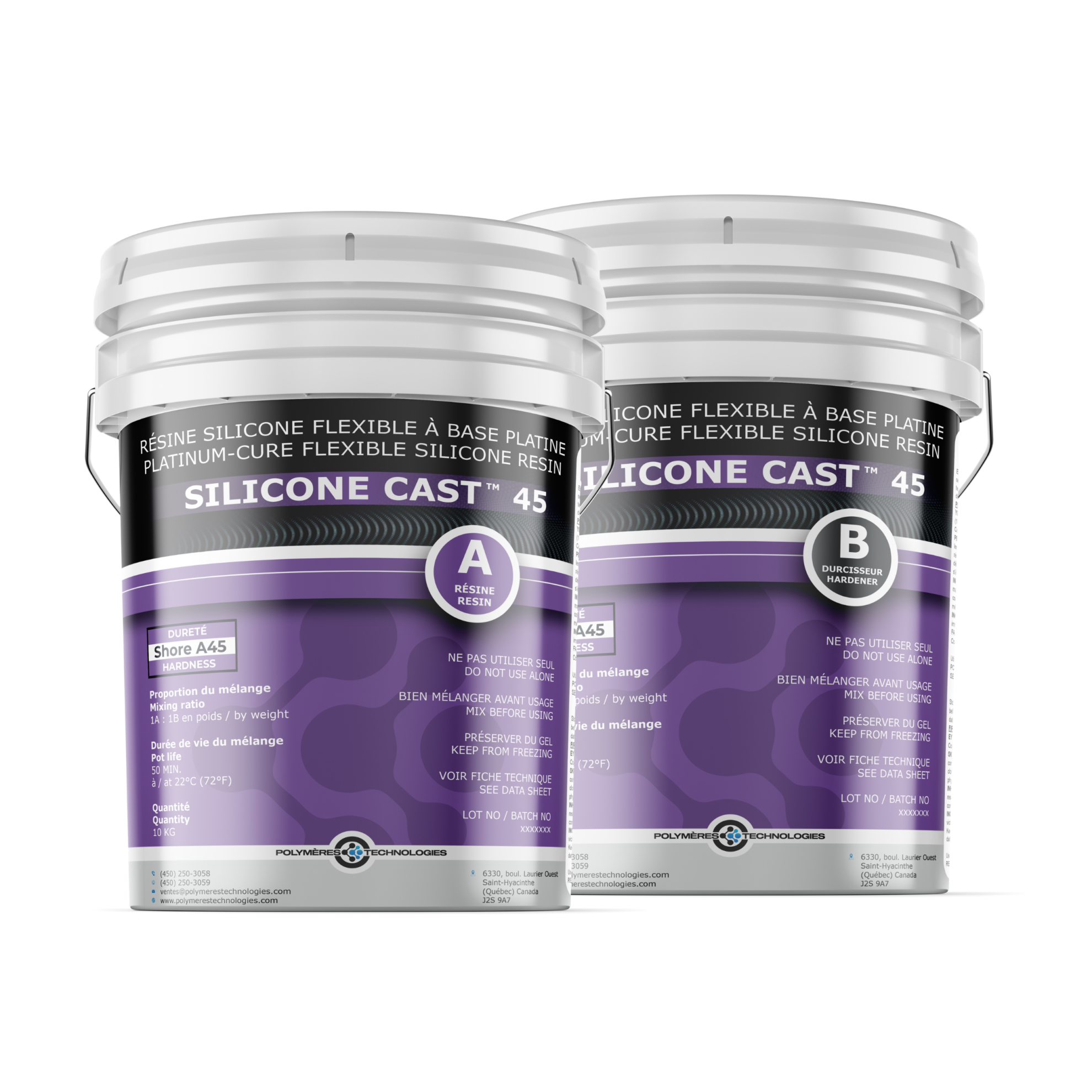 Food Safe Semi-Flexible Platinum Cure Silicone Molding Resin ...