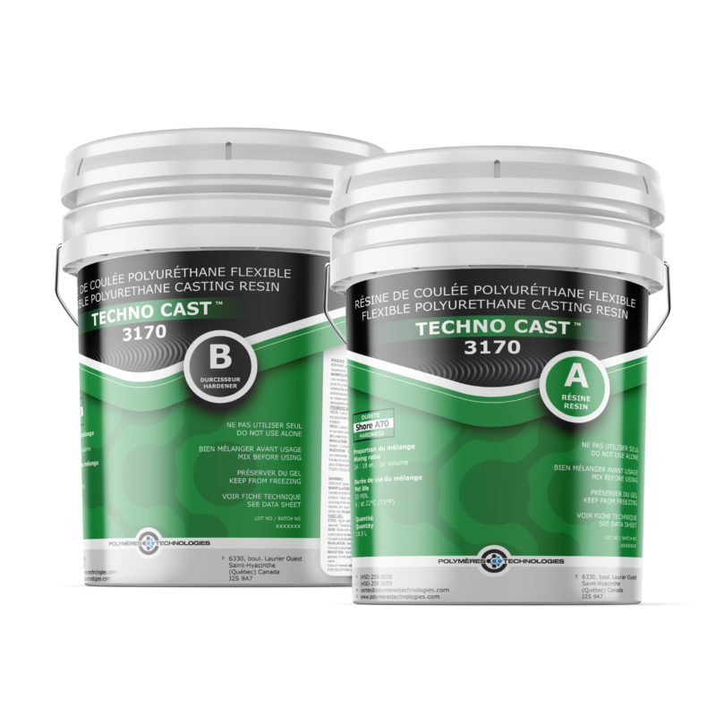 Elastomer Polyurethane Casting Resin 70A | Flexible PU resin | Polymeres Technologies